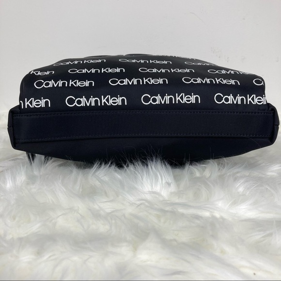 Calvin Klein | Bags | Calvin Klein Lane Nylon Messenger Crossbody Black ...